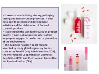 Cosmetics's certificates | PPTX