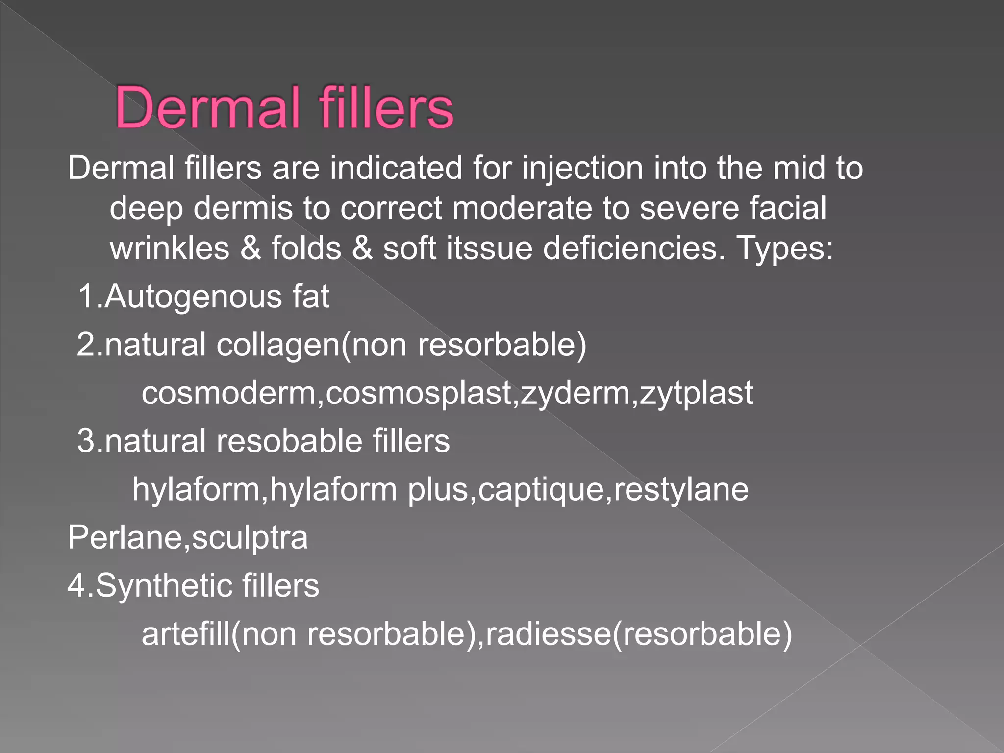 Cosmetic surgeries of face | PPTX