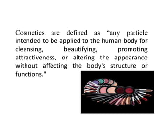 Cosmetic toxicity | PPTX