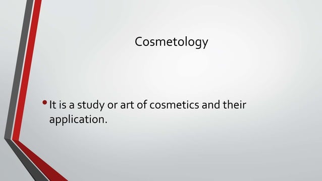 Cosmetology | PPT