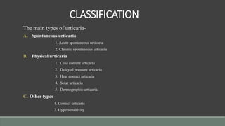 Hives( urticaria) , Cosmetology presentation , | PPTX