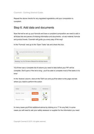 Cosmetri – Software User Manual | PDF