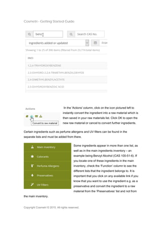 Cosmetri – Software User Manual | PDF