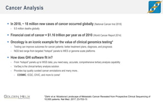New & Improved COSMIC Database for NGS Cancer Analyses | PPTX ...