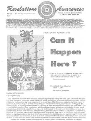 Cosmic Awareness 1981-12: What About Cayce's Version of Atlantis Near ...