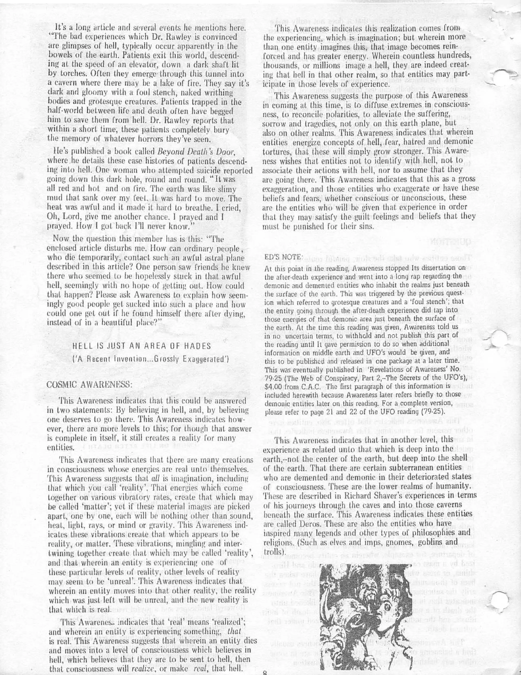 Cosmic Awareness 1981-27: How the Grace of the Divine Works | PDF
