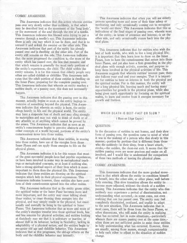 Cosmic Awareness 1981-27: How the Grace of the Divine Works | PDF