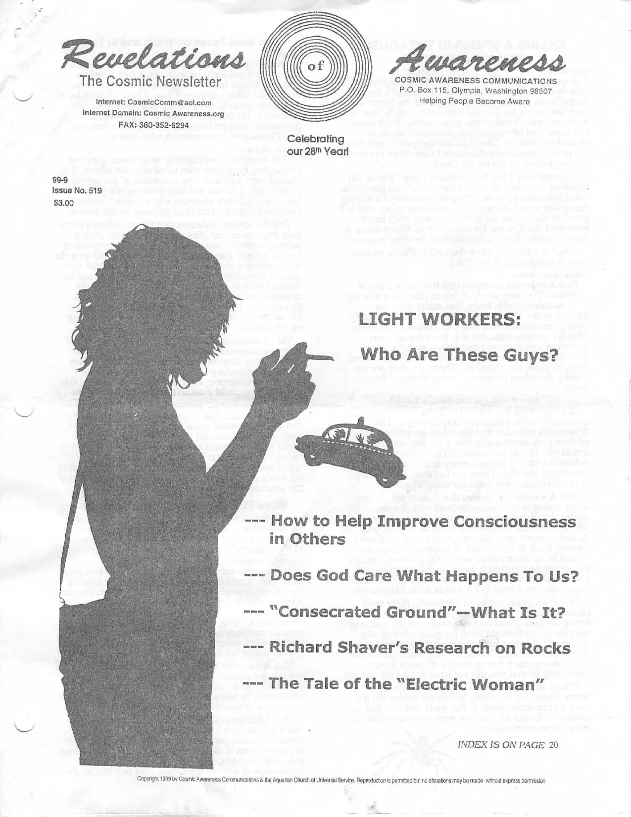 Cosmic Awareness 1999-09: A Glimpse of Life on Altair | PDF