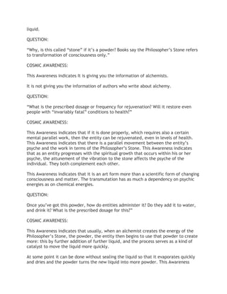 Cosmic Awareness sr013: How To Make The Philosopher's Stone - The ...