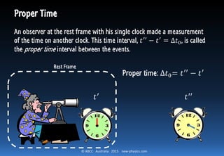 Cosmic Adventure 5.6 Time Dilation in Relativity | PDF | Physics | Science