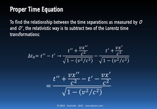 Cosmic Adventure 5.6 Time Dilation in Relativity | PDF | Physics | Science
