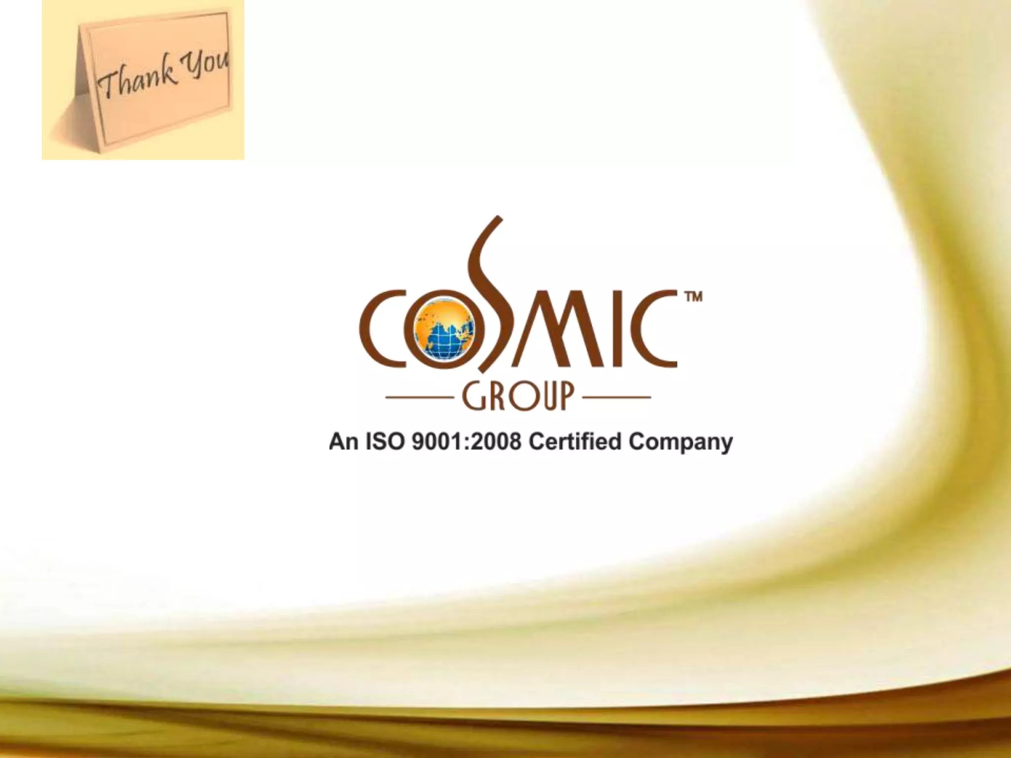 Cosmic corporate park_ ppt final gu | PPTX