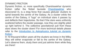 Cosmic dinosaurs globular clusters and their fate | PPTX