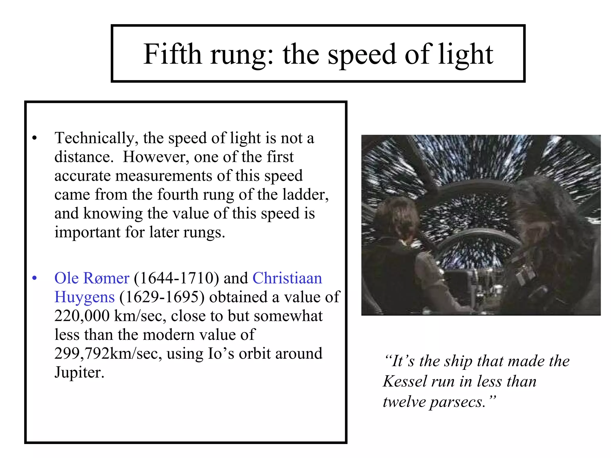 Cosmic distance ladder | PPT