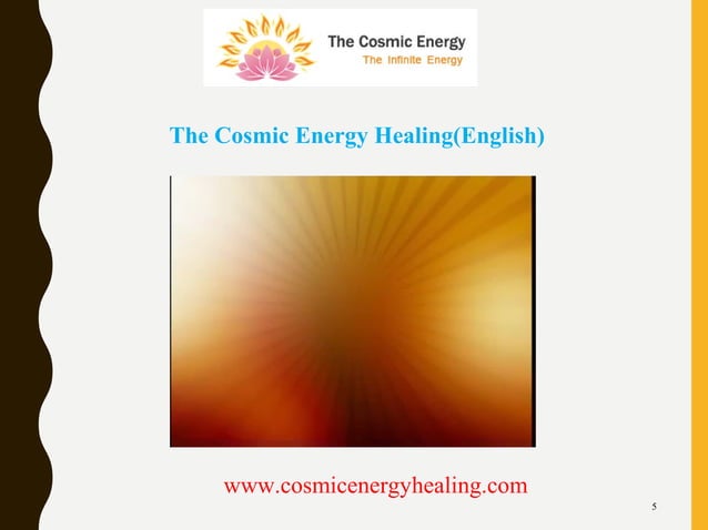 Cosmic energy healing | PPT