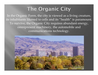 Cosmic, Machine And Organic Cities | PDF
