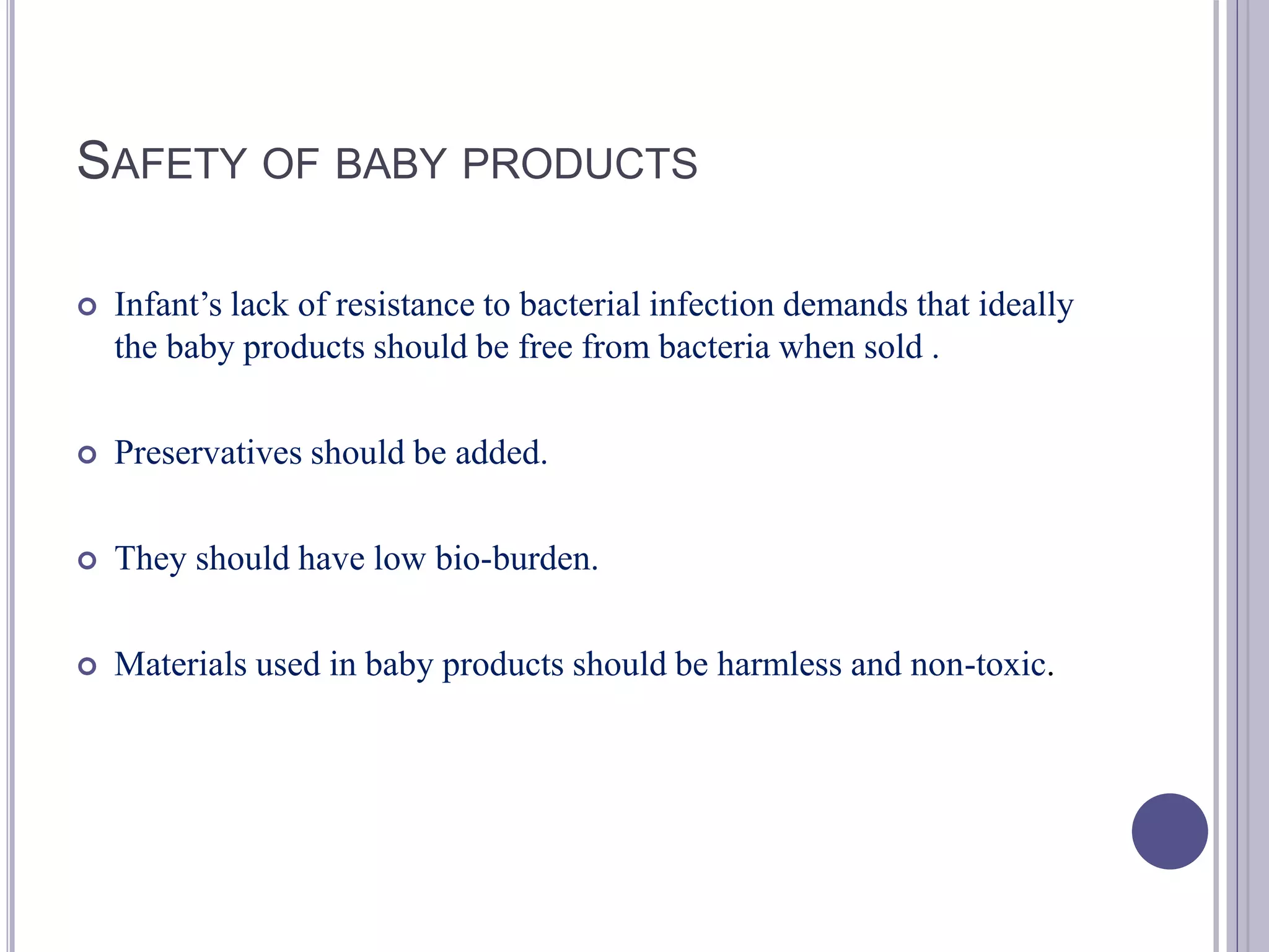 Baby care products | PPTX