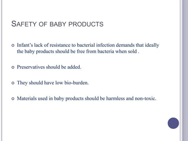 Baby care products | PPTX | Skin and Dermatology | Diseases and Conditions