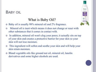 Baby care products | PPTX
