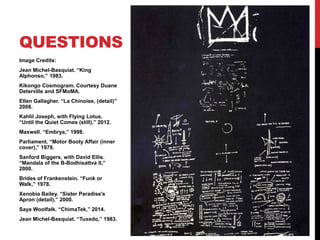 The African Cosmogram Matrix in Contemporary Art and Culture | PPTX