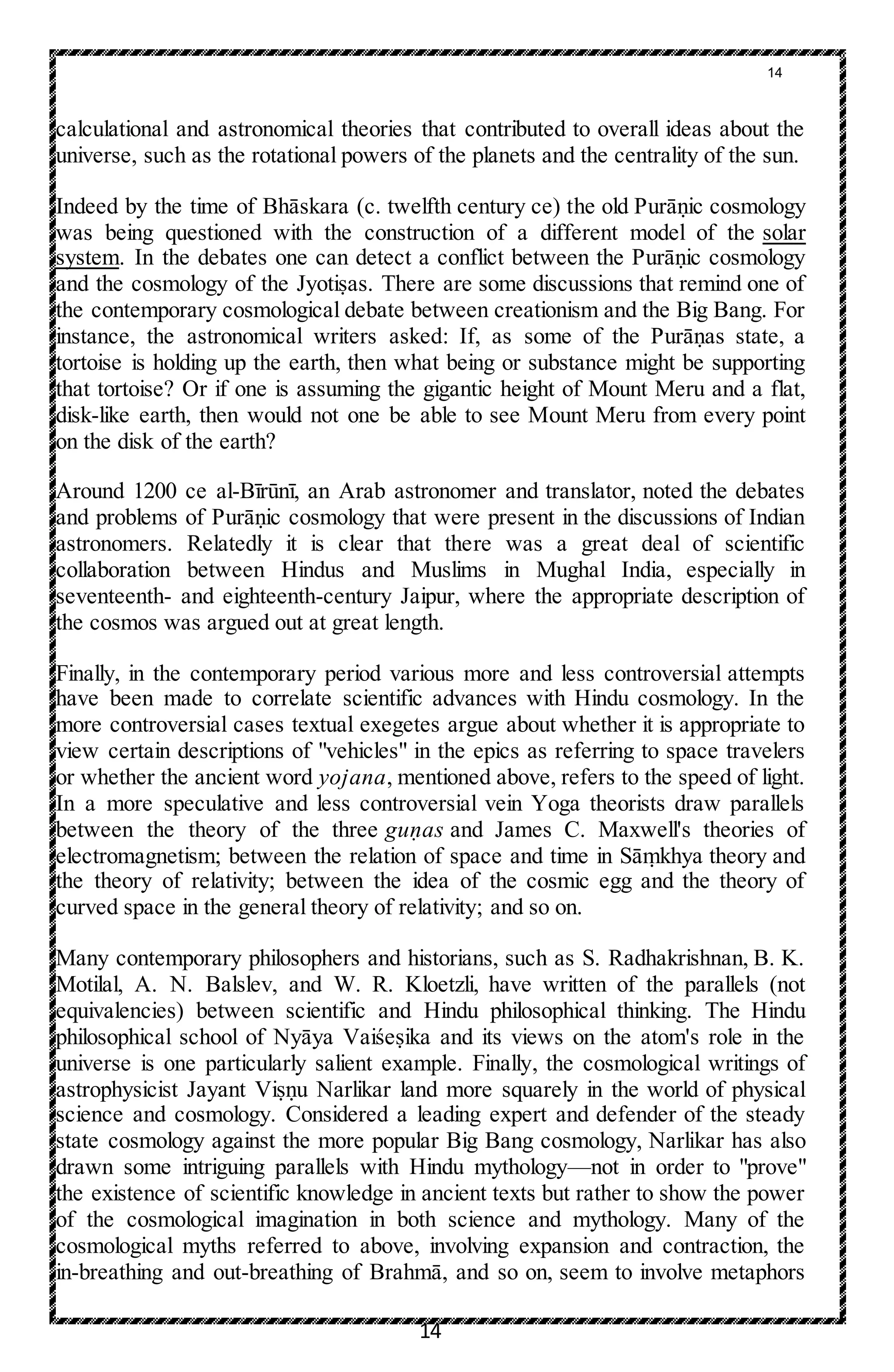 Cosmologies of hindu cities | DOCX