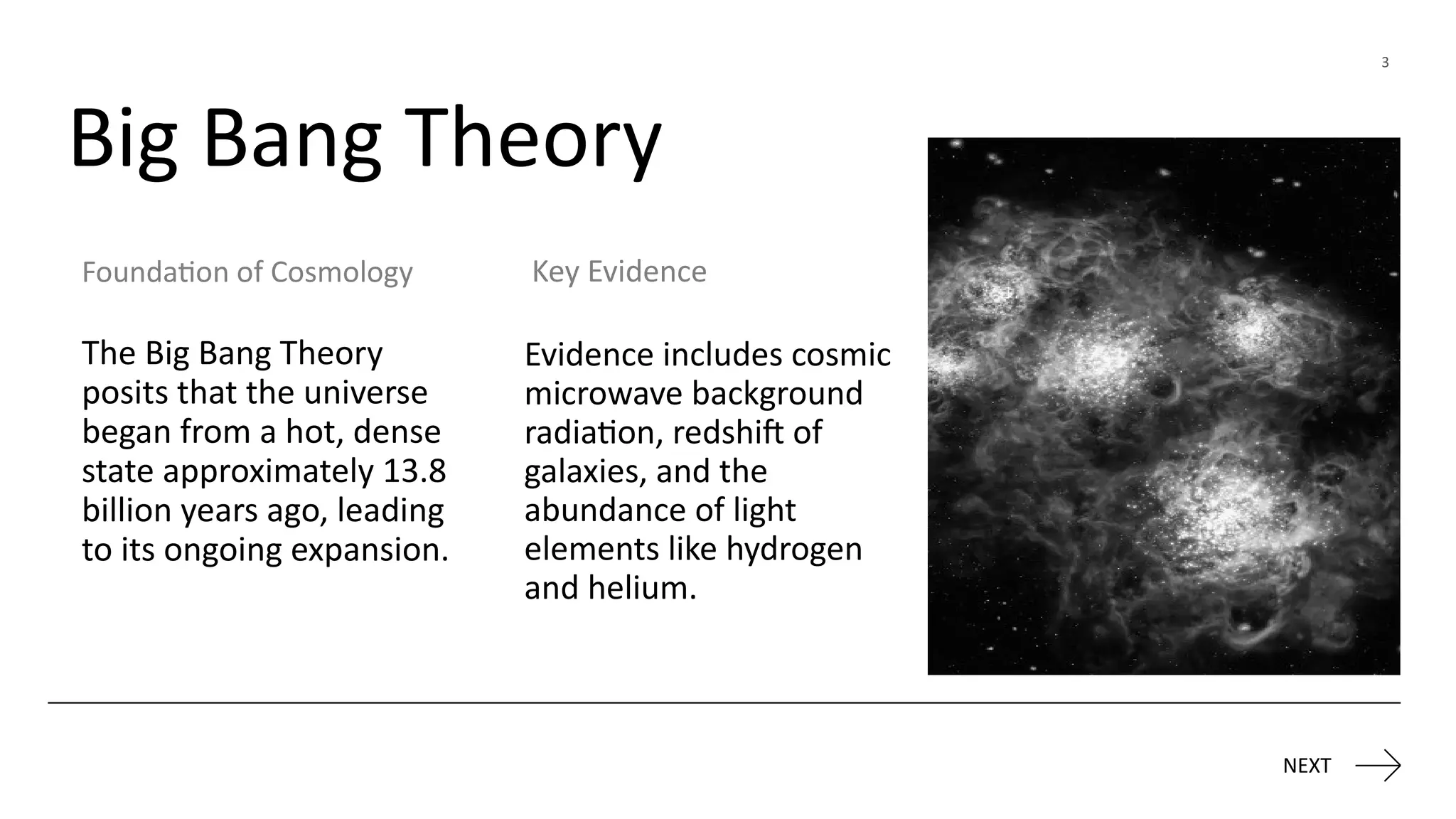 Cosmology: A brief History & structure of the universe | PPTX