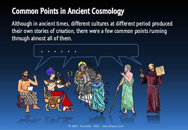 CA 3.01 Ancient Cosmology