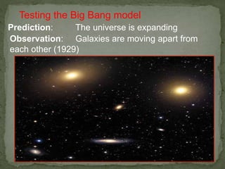 Cosmology,bigbang and dark energy | PPTX