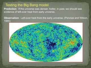 Cosmology,bigbang and dark energy | PPT
