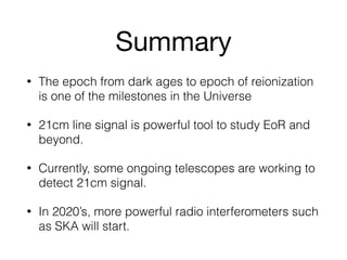 An introduction of 21cm cosmology | PDF