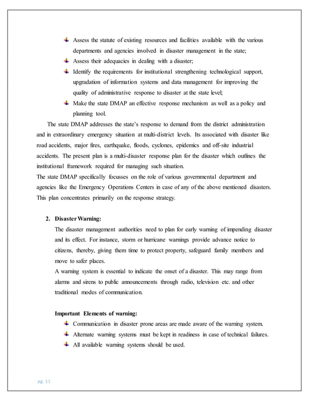 Disaster Management Process with Case Study | DOCX