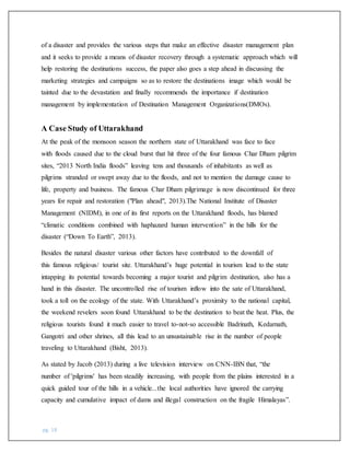 Disaster Management Process with Case Study | DOCX