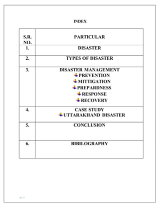 Disaster Management Process with Case Study | DOCX