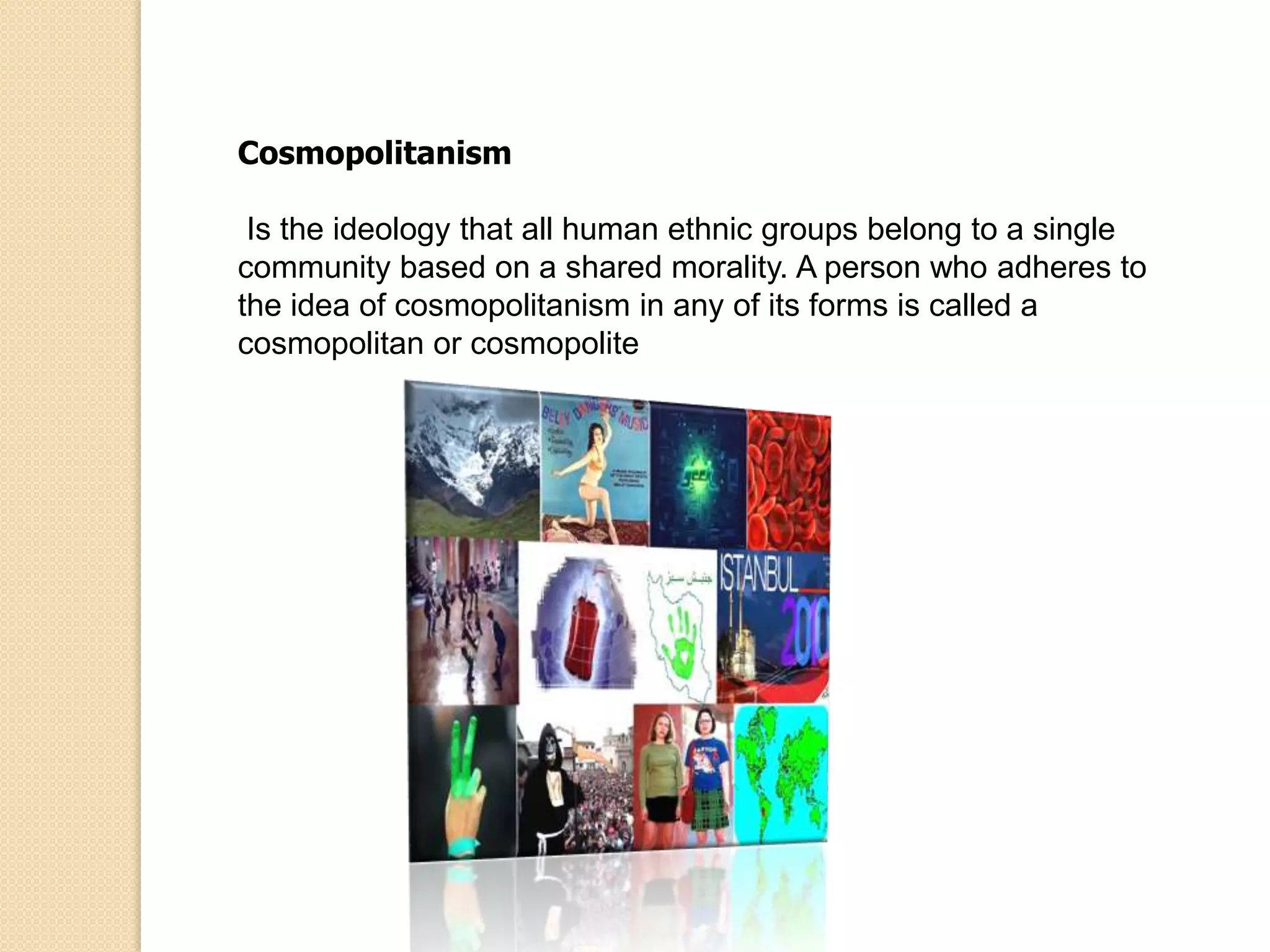 Cosmopolitanism | PPTX