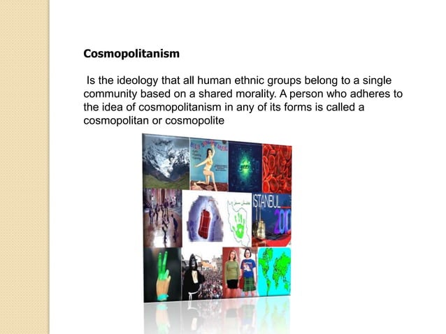 Cosmopolitanism | PPTX