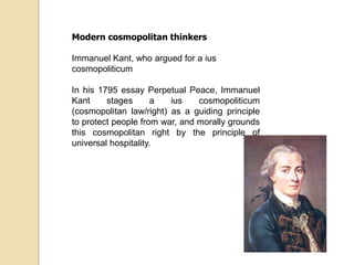 Cosmopolitanism | PPTX