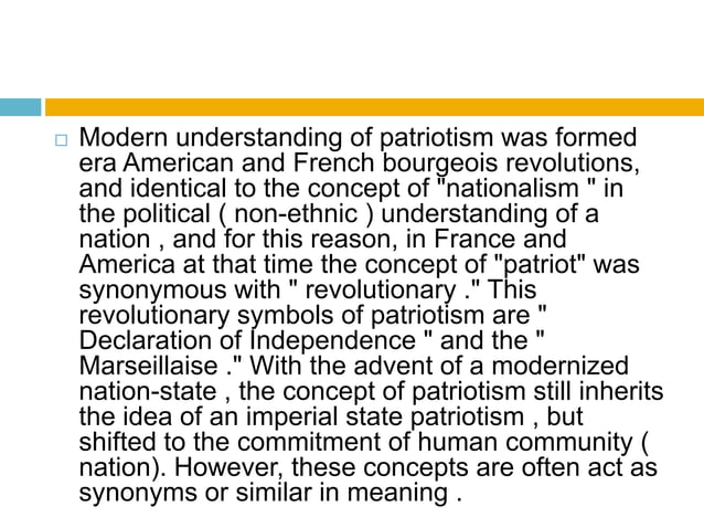 Cosmopolitanism and patriotism | PPTX