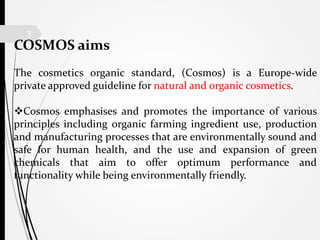 Cosmos m.pharm (2sem) | PPT