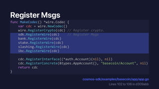 Code Run of the Cosmos SDK | PPT