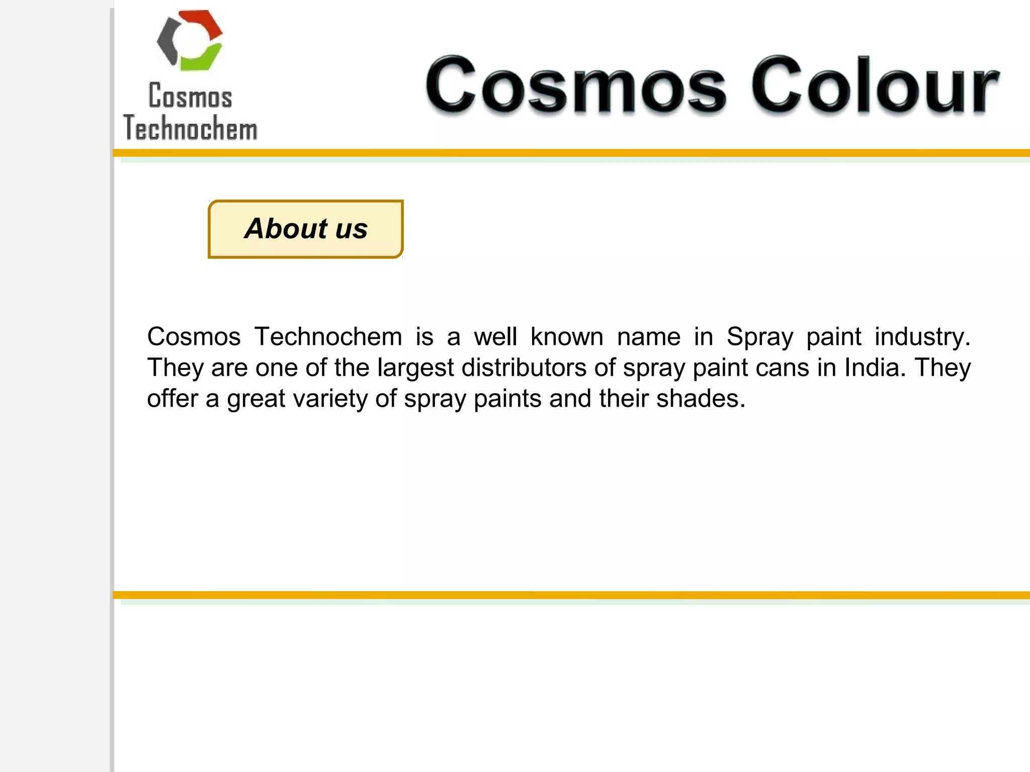 Cosmos colour | PPT