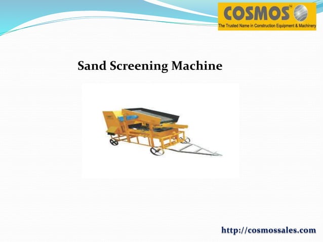 cosmos construction machinery and equipments|Cosmos Construction | PPT