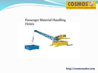 cosmos construction machinery and equipments|Cosmos Construction | PPT