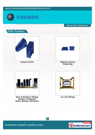 Cosmos Construction Machineries & Equipments Private Limited, Pune ...