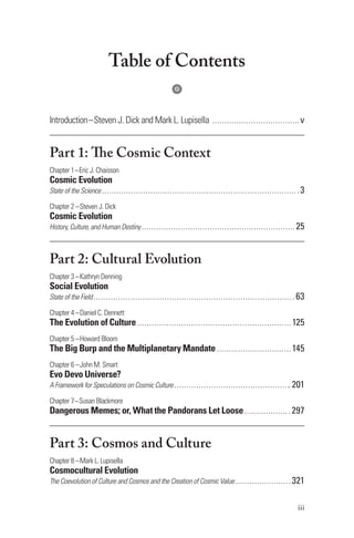 Cosmos & Culture - Cultural Evolution in a Cosmic Context - NASA | PDF