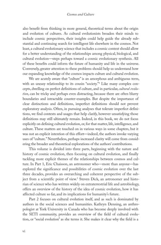 Cosmos & Culture - Cultural Evolution in a Cosmic Context - NASA | PDF