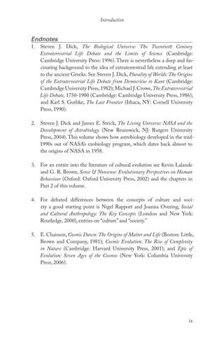 Cosmos & Culture - Cultural Evolution in a Cosmic Context - NASA | PDF