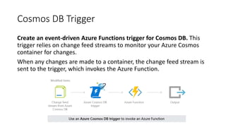 Cosmos DB and Azure Functions A serverless database processing.pptx
