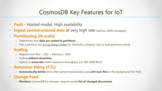 CosmosDB for IoT Scenarios | PDF | Cloud Computing | Internet