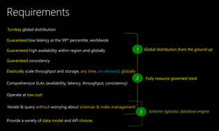 Lessons learnt from building a globally distributed database service from the ground up. | PPT