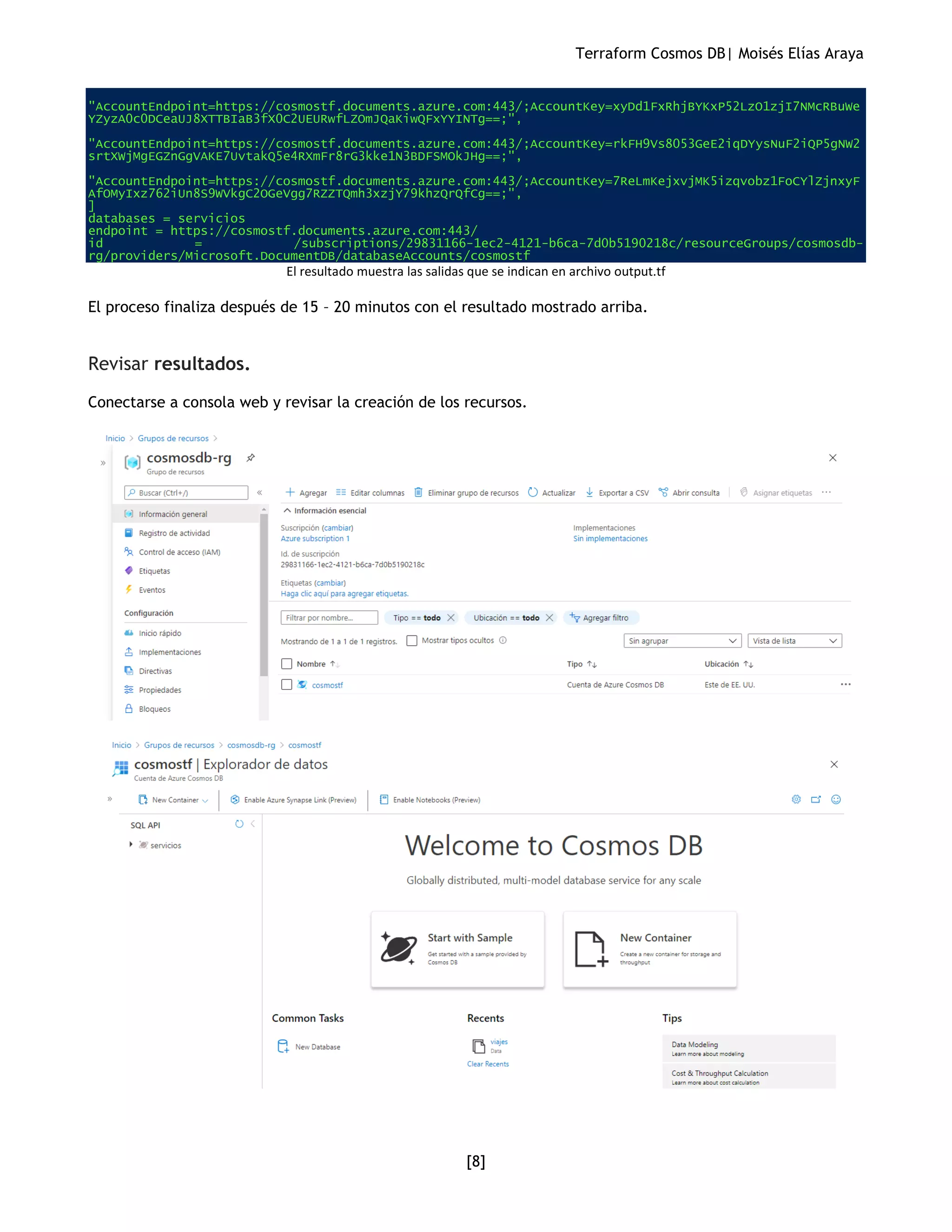 Terraform Cosmos DB | PDF